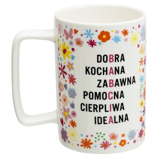 Kubek z napisem, Dzień Babci i Dziadka, kwiaty, 410 ml - Empik | Sklep ...