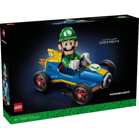 LEGO Super Mario, klocki, Mario Kart™ — Luigi i Mach 8, 72050 - LEGO ...