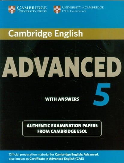 Cambridge English Advanced 5. Student's Book - Opracowanie zbiorowe ...