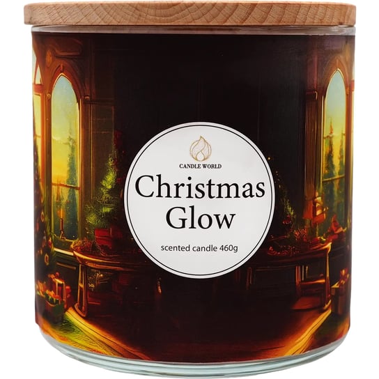 Candle World sojowa świeca zapachowa w szkle Christmas Glow 3 knoty 460 ...