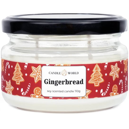 Candle World świąteczna świeca zapachowa sojowa w słoiku Gingerbread ...