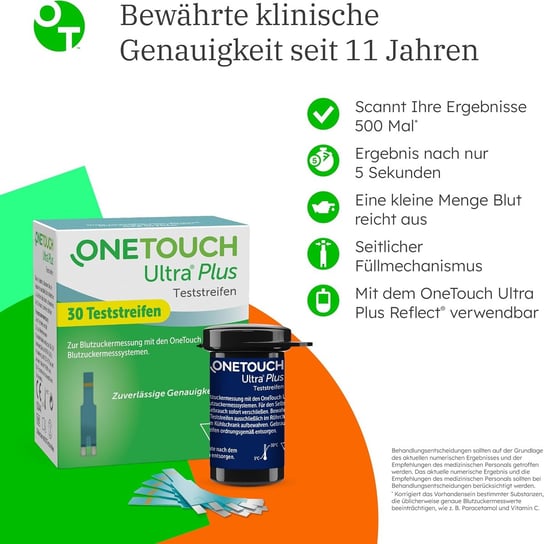 OneTouch Ultra Plus paski testowe do glukometru 30 sztuk | Sklep EMPIK.COM
