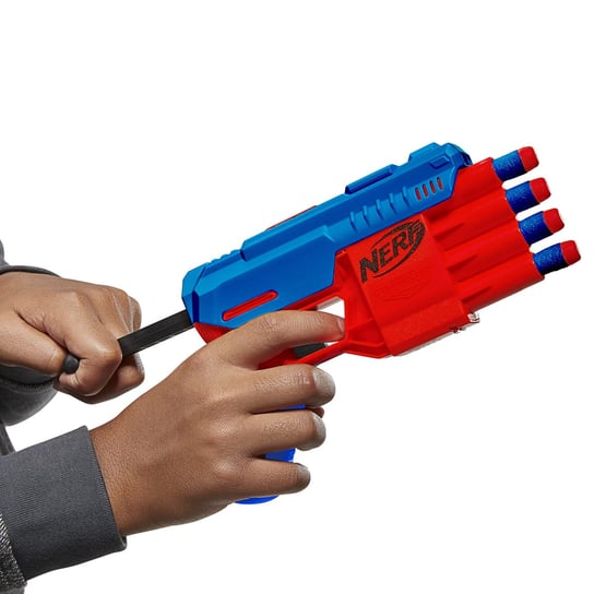 Nerf Alpha Strike Claw QS-4 Blaster 4 Official Nerf Elite Foam Darts ...