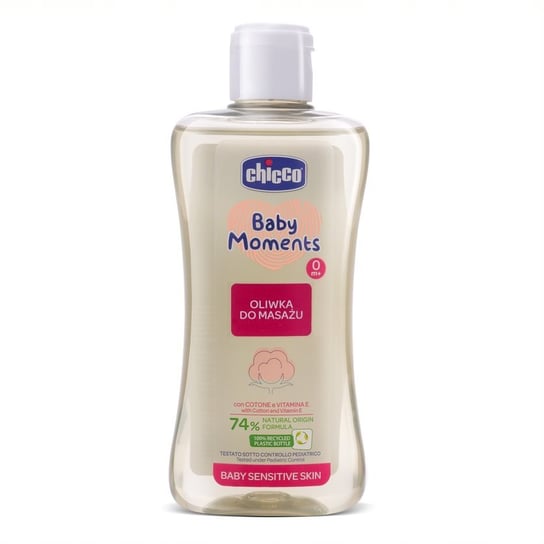 Chicco, Baby Moments, Oliwka do masażu 0m+, 200ml | Sklep EMPIK.COM