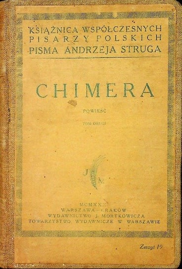 Chimera Tom 2 1930 r. - W opisie | Książka w Empik