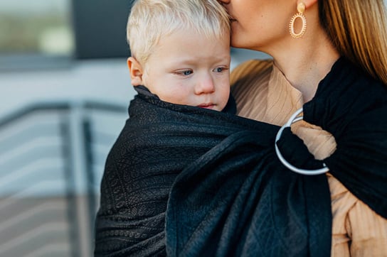 Chusta kółkowa LennyLamb - Pawi Ogon - Pitch Black-1.8 m. - LennyLamb | Sklep EMPIK.COM