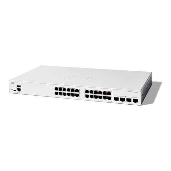 - Cisco - Cisco Catalyst 1300-24T-4X - Switch - C3 - Zarządzany - 24 x ...