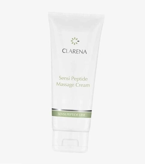 Clarena Sensi Peptide Massage Cream, Krem do Masażu Twarzy, Szyi i Dekoltu do Cery Wrażliwej ...