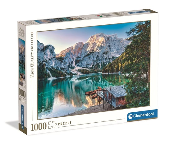 Clementoni, puzzle 1000 hq emerald lake braies 39887 - Clementoni ...