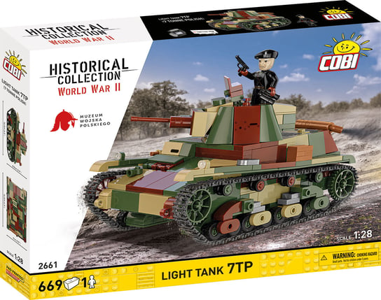 Cobi Historical Collection WWII, Light Tank 7 Tp, 669 Kl., Cobi-2661 ...