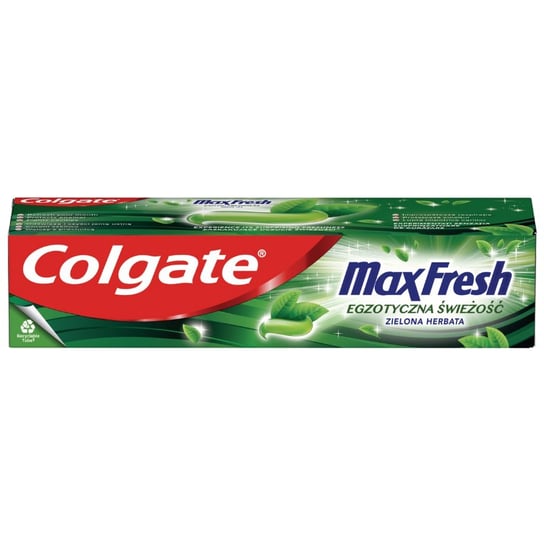 Colgate, Max Fresh Exotic, Egzotyczna Świeżość, Pasta do Zębów Zielona ...