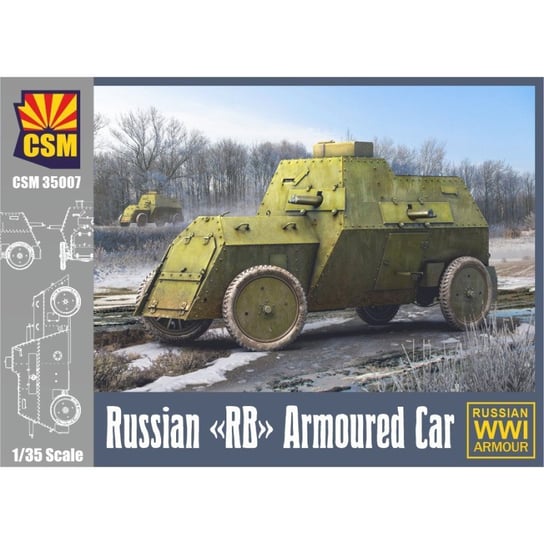 Copper State Models 35007 Russian RB Armoured Car Russian WWI Armour 1/ ...