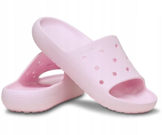 Crocs Damskie Lekkie Buty Klapki Classic V2 209401 Slide 41-42 - Crocs | Moda Sklep EMPIK.COM