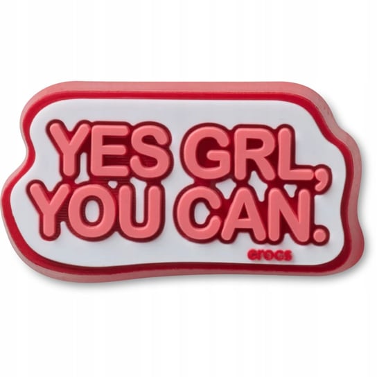 Crocs Jibbitz Przypinka Ozdoba Pin Do Butów Yes Girl You Can - Crocs ...