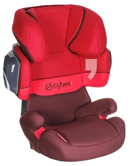Cybex, Solution X2 Fix, Fotelik samochodowy, 15-36 kg, Rumba Red, 2015 ...