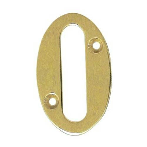 Cyfra "0" mosiężna lakierowana, hiszpańskiej firmy AMIG. - AMIG | Sklep ...