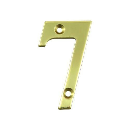 Cyfra "7" mosiężna lakierowana, hiszpańskiej firmy AMIG. - AMIG | Sklep ...