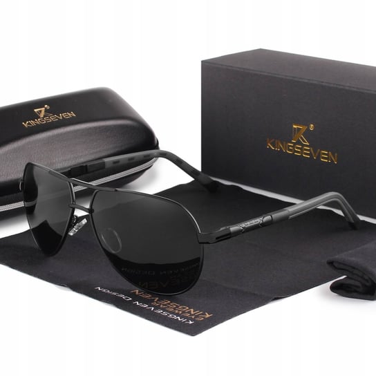 Czarne okulary przeciwsłoneczne aviator kingseven n725 - ZeeTech ...