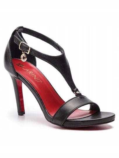 Czarne sanda y damskie Carinii B5102-E50 eleganckie modne szpilka r.40 - Carinii | Sport Sklep ...