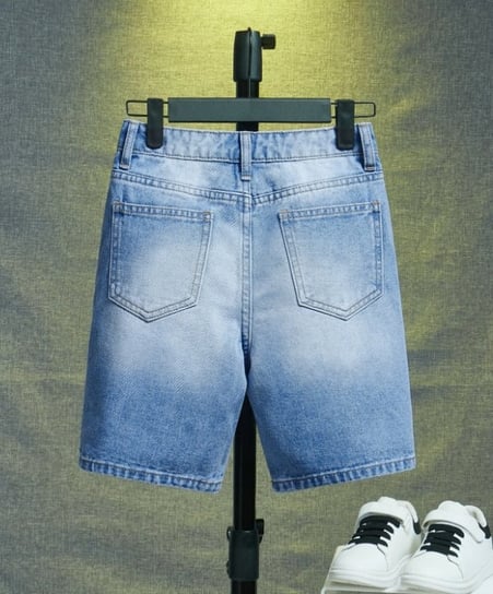 SHEIN JEANSOWE KRÓTKIE SPODENKI Z DZIURAMI 158-164 1GA - Shein | Sklep ...