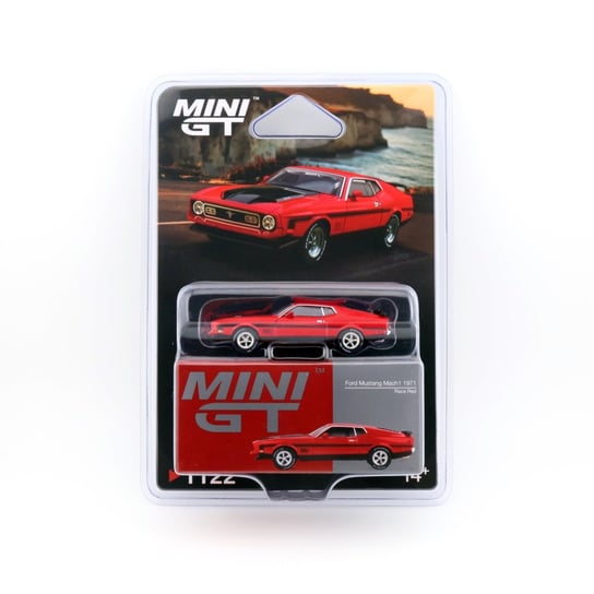 MINI GT 1971 Ford Mustang Mach 1 Race Red LHD MGT01122-BL MiniGT - Mini ...