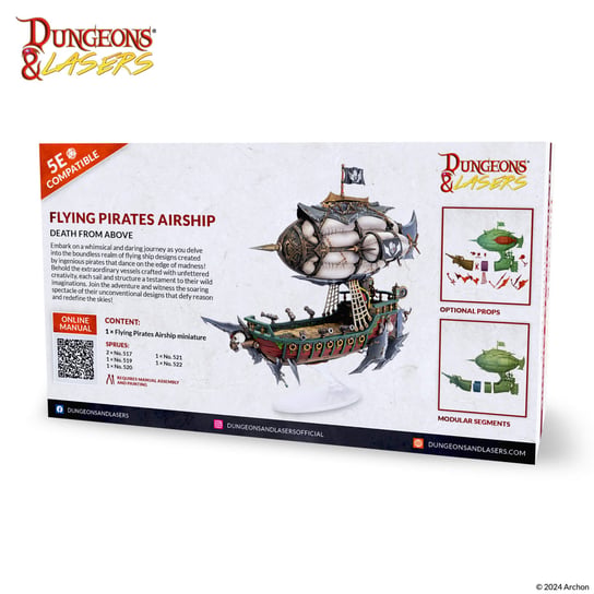 Dungeons & Lasers: Deuslair: Flying Pirates Airship - Archon Studio ...