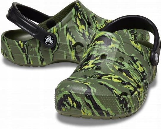 Damskie Lekkie Klapki Chodaki Crocs Baya Seasonal Printed 206230 Clog ...