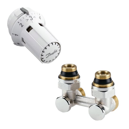 Danfoss RAW-K zestaw Set Duo M30x1,5 (głowica + zestaw przyłączeniowy ...
