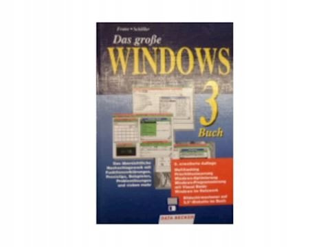 Das Grose Windows 3 buch- brak cd - Kinninmont Sara | Książka w Empik
