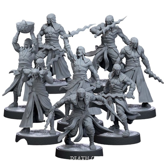 Death Cult Set Bundle Barbarzyńc Figurka 14k + BONUS do DND D&D druk 3D ...