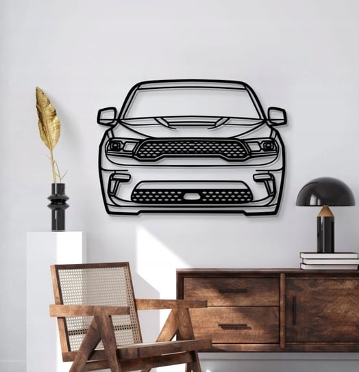 DEKORACJA ścienna Obraz Samochód DODGE DURANGO FRONT VIEW 2021 118x85 ...