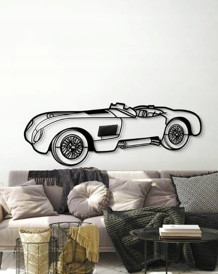 DEKORACJA ścienna Obraz Samochód JAGUAR 1953 C TYPE PERSPECTIVE3290 ...