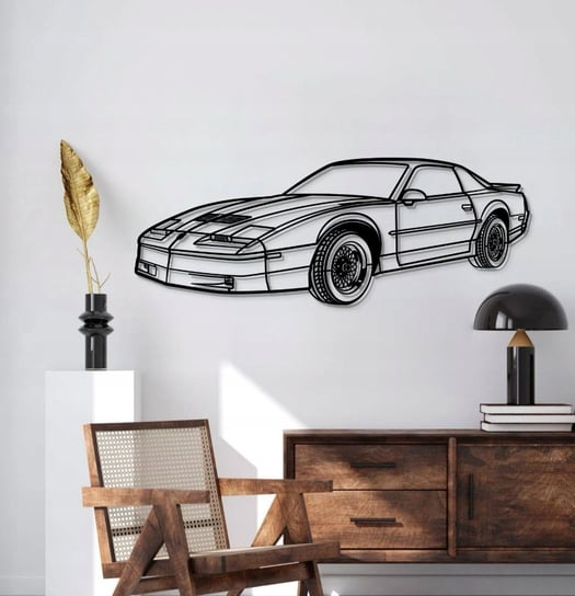 DEKORACJA ścienna Obraz Samochód PONTIAC TRANS AM PERSPECTIVE 19883690 36x90 cm - WrapFactory ...