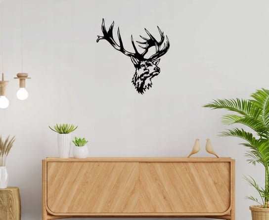 DEKORACJA ścienna Obraz wzór JELEŃ 85x89 cm - WrapFactory Dekoracje ...
