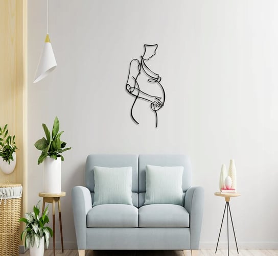 DEKORACJA ścienna Obraz wzór kobieta w ciąży macieżyństwo 28x60 cm - WrapFactory Dekoracje ...