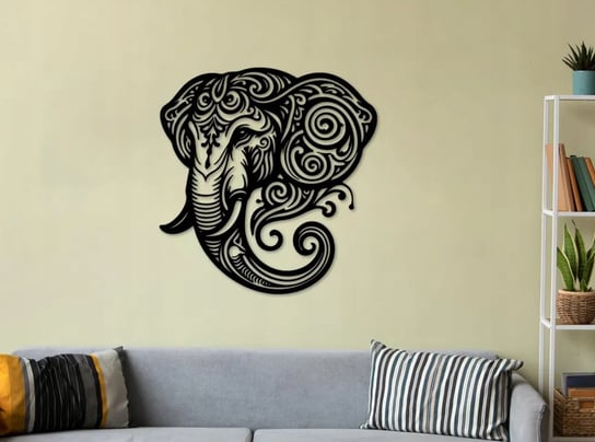 DEKORACJA ścienna Obraz wzór SŁOŃ 85x89 cm - WrapFactory Dekoracje ...