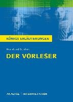 Der Vorleser. Textanalyse und Interpretation - Schlink Bernhard ...