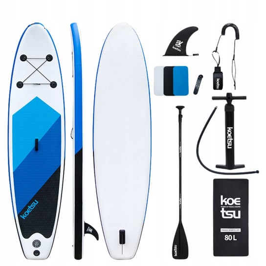 DESKA SUP 320 + AKCESORIA DO PŁYWANIA POMPOWANA STAND UP PADDLE ...