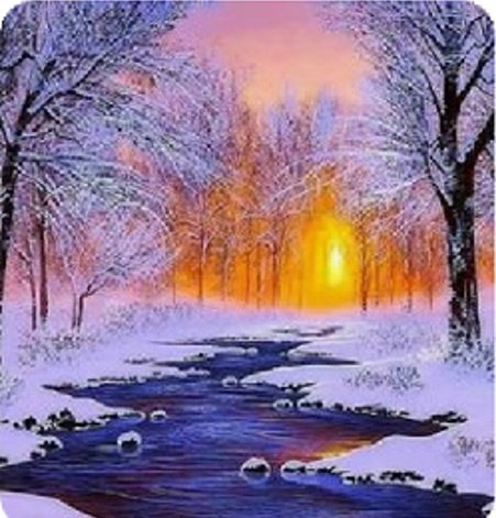 Diamentowa Mozaika Zima Rzeczny Nurt 30x40 - Norimpex | Sklep EMPIK.COM