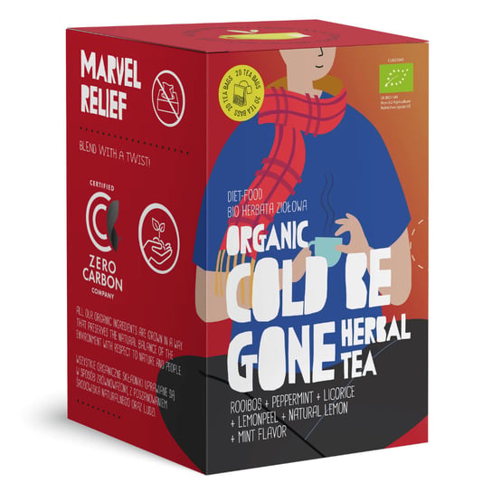 DIET-FOOD Bio Cold Be Gone Herbal Tea - herbata ziołowa z rooibosem 20 ...