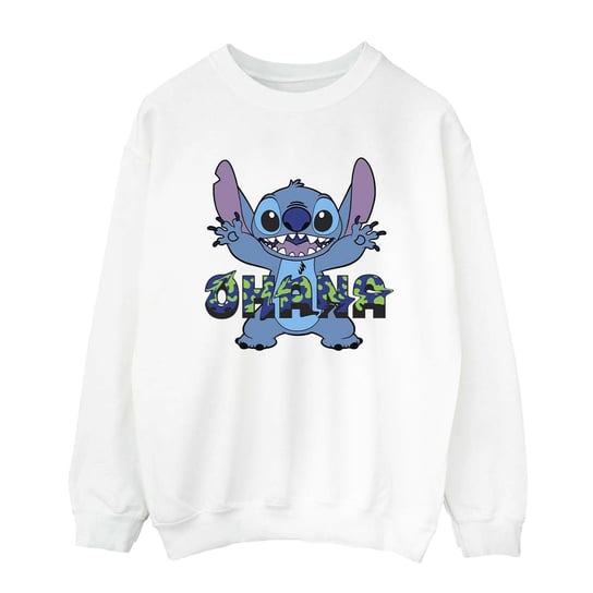 Disney Bluza Damska / Damska Lilo And Stitch Ohana Blue Glitch (L ...