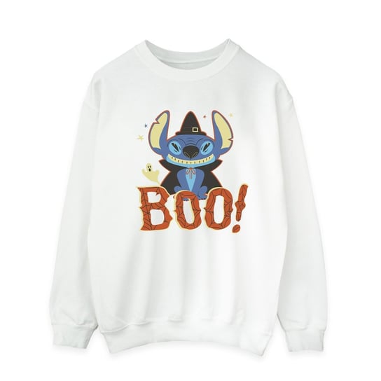 Disney Męska Bluza Lilo & Stitch Boo! (XXL (193cm) / Ciepły Biały) - Disney | Moda Sklep EMPIK.COM
