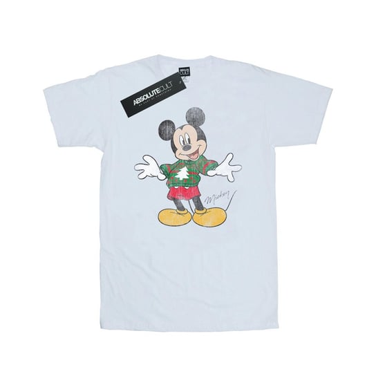 Disney Męska Świąteczna Koszulka Z Myszką Miki (L / Ciepły Biały ...