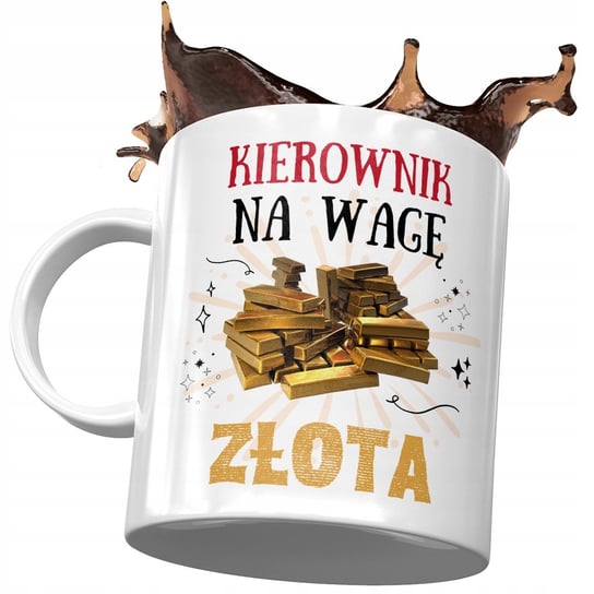 Dla Kierownika Kubek na Urodziny na Prezent z Nadrukiem ze Zdjęciem - PoliDraw | Sklep EMPIK.COM