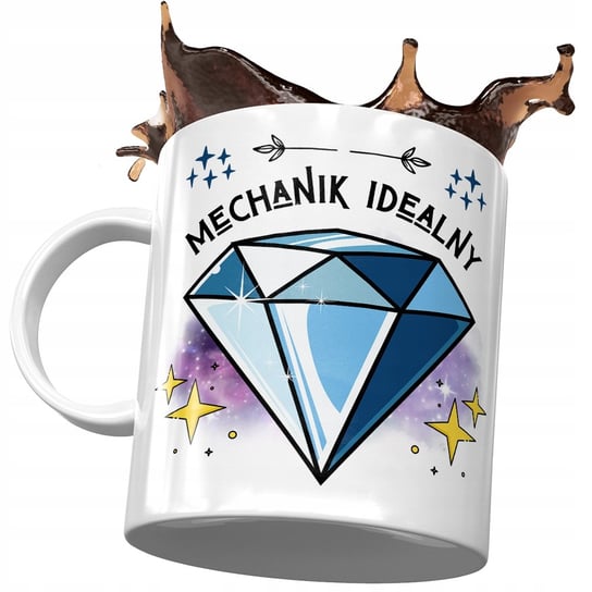 Dla Mechanika Kubek na Urodziny na Prezent z Nadrukiem ze Zdjęciem - PoliDraw | Sklep EMPIK.COM