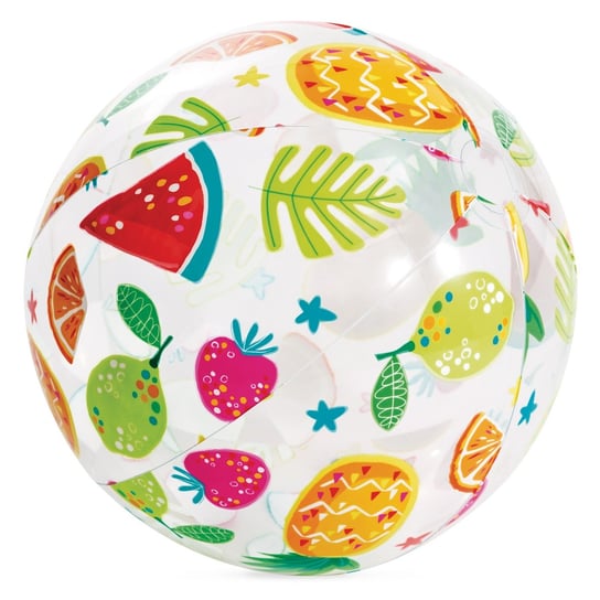 Dmuchana piłka plażowa z kolorowym nadrukiem 51 cm INTEX 59040 owoce ...