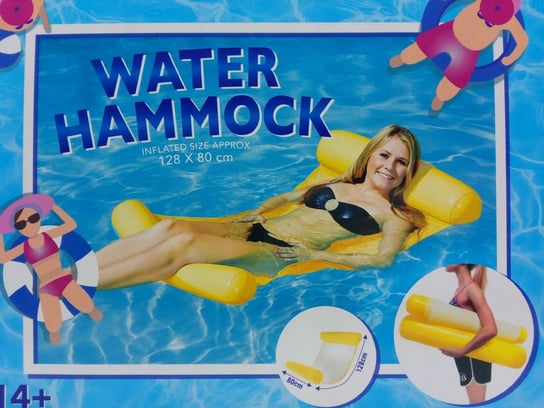 DMUCHANY HAMAK WODNY Z SIATK MATERAC LE AK DO OPALANIA 128 x 80 cm Z TY ...