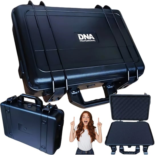 DNA CASE IP 38x29 solidna walizka case transportowy wodoszczelny pyłoszczelny czarny IP65 ...