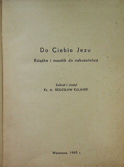 Do ciebie Jezu - Opracowanie zbiorowe | Książka w Empik