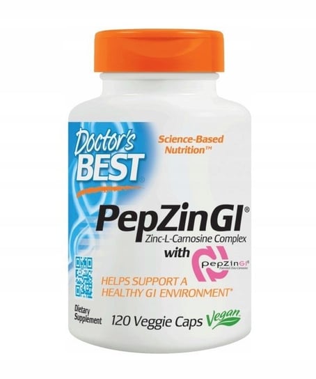 Doctor's Best PepZin GI 120 kaps. Cynk L-Karnozyna | Sklep EMPIK.COM